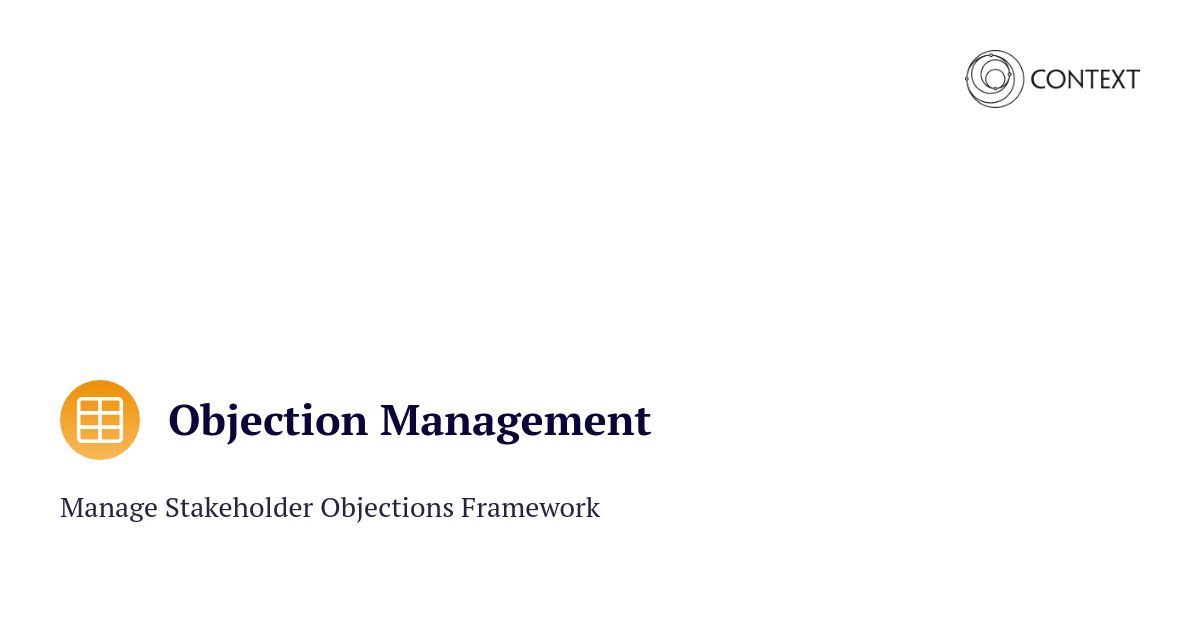 Objection Management